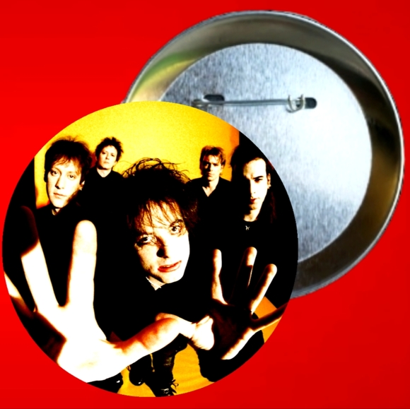 area51gallery | Jewelry | The Cure Button Pin Set Robert Smith 8s New ...